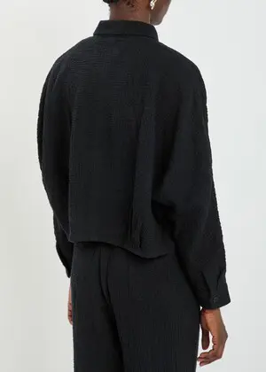 Eileen Fisher Seersucker Jacket