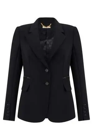 Elisabetta Franchi Single-breasted Tailored Blazer