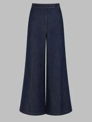 Dries Van Noten Wide-leg Denim Trousers - Blue