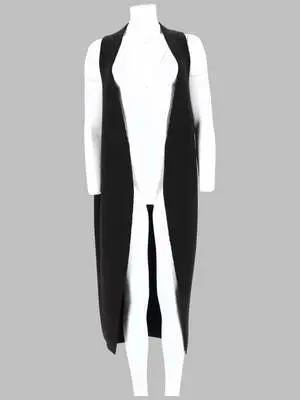 Rick Owens Longline Sleeveless Knit Vest
