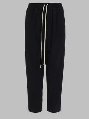 Rick Owens Wide-leg Drawstring Trousers - Black