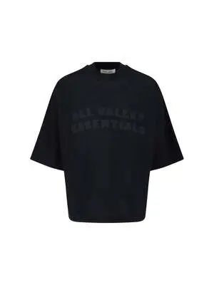 Fear Of God Oversized Graphic T-shirt - Black