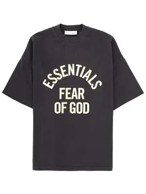 Fear Of God Oversized Graphic T-shirt - Black