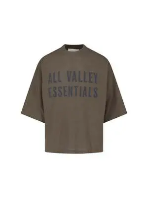 Fear Of God Oversized Graphic Mesh T-shirt - Green