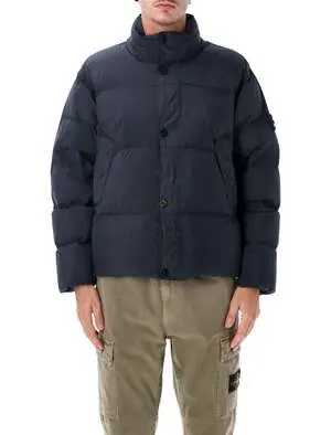 Stone Island Crinkle Nylon Down Puffer Jacket