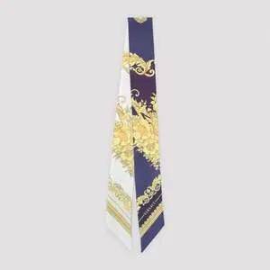 Versace Bandeau Scarf 5cm X 86cm - Blue
