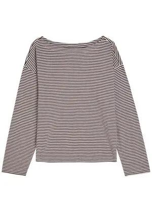 Eileen Fisher Striped Cotton Top