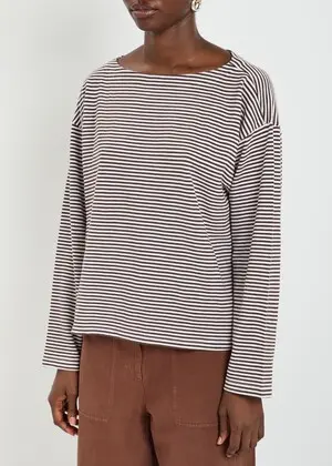 Eileen Fisher Striped Cotton Top