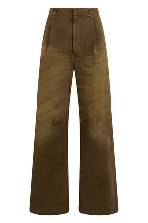 MAISON MARGIELA High-waisted Flared Palazzo Pants