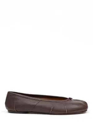 MAISON MARGIELA 100% Cow Leather Flat Shoes