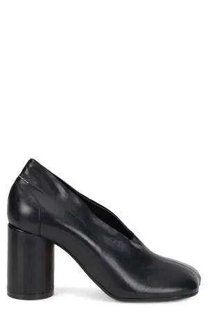MAISON MARGIELA MM6 Maison Margiela Anatomic Court Nappa Leather High-Heel Shoes