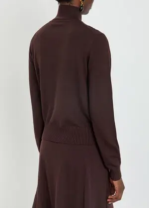 Zimmermann Valiant Lace-trim Wool Top