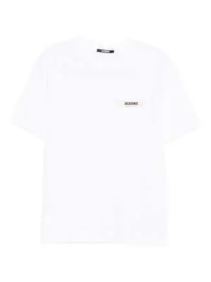 Jacquemus Textured Essential T-shirt - White