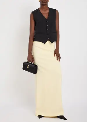 ARMARIUM Wool And Satin Vest