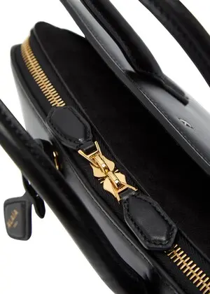 Alaïa Delta Small Leather Top Handle Bag