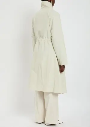 Eileen Fisher Belted Cotton-blend Poplin Coat