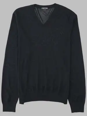 TOM FORD V-neck Fine Knit Pullover