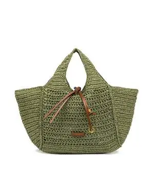 GIANNI CHIARINI Mini Straw Tote Bag For Perfect