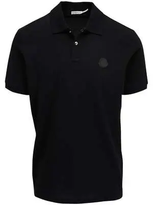 Moncler Moncler Men's Short-Sleeve Polo Shirt Black