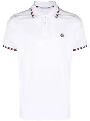 Moncler Short Sleeve Logo Polo Shirt