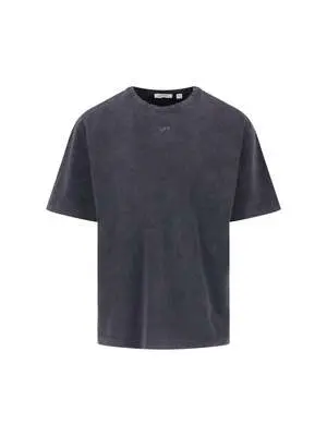 Off-White Washed Cotton T-shirt