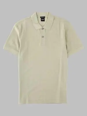 BOSS Cotton Polo Shirt - Dove