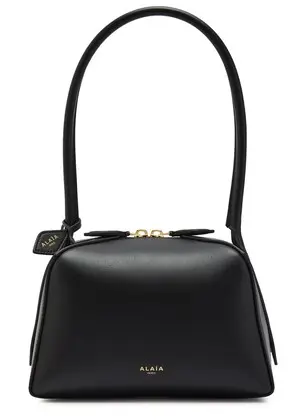 Alaïa Le Bouledogue Small Leather Shoulder Bag - Black