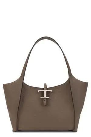TOD`S Tod's T Timeless Leather Shopping Handbag