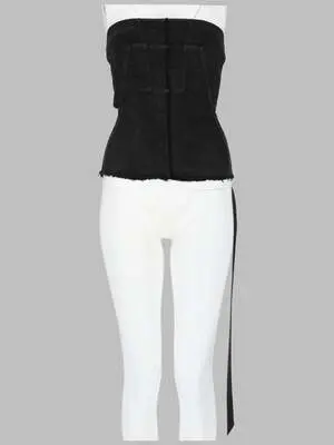 Rick Owens Strapless Corset Bustier Top - Black
