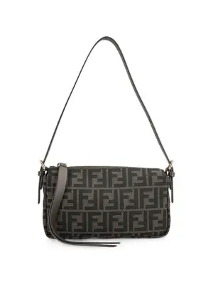 Fendi Ff Jacquard Small Shoulder Bag