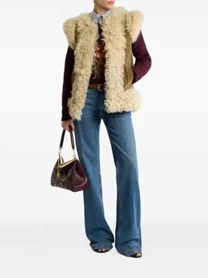 Etro Shearling Wool Vest