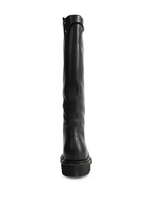 Rick Owens Leather Knee High Boots