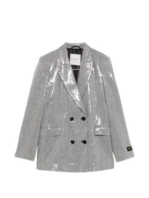 Ermanno Scervino Sequined Double-breasted Jacket