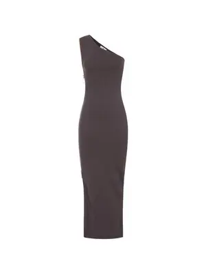 Elisabetta Franchi One-shoulder Long Dress