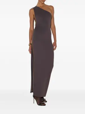 Elisabetta Franchi One-shoulder Long Dress
