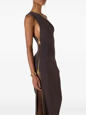 Elisabetta Franchi One-shoulder Long Dress