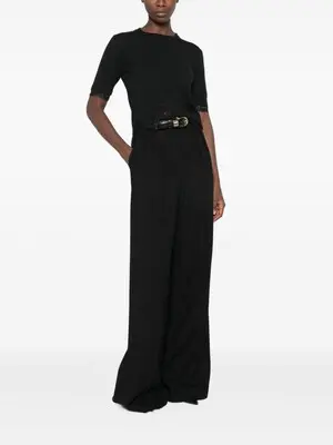 Ermanno Scervino Lace-detail Wool Sweater