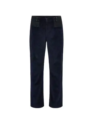 MAISON MARGIELA Straight Leg Corduroy Jeans With Contrast Waistband