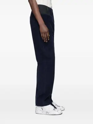 MAISON MARGIELA Straight Leg Corduroy Jeans With Contrast Waistband