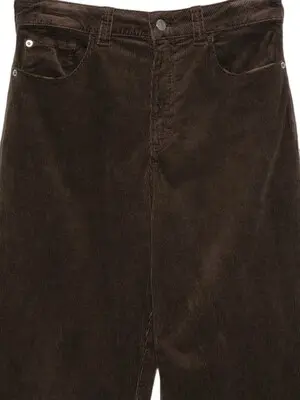 Emporio Armani Wide Leg Corduroy Trousers