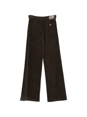 Emporio Armani Wide Leg Corduroy Trousers