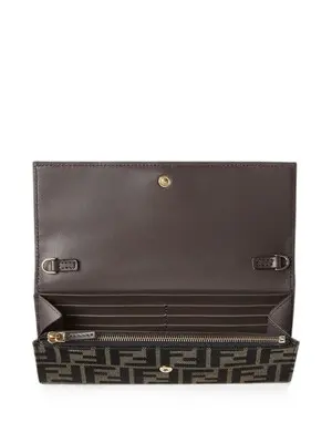 Fendi Ff Jacquard Wallet On Chain