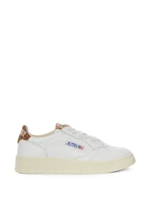 AUTRY Medialist Low Sneakers With Leopard Detail - Multi