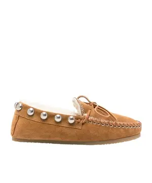 Isabel Marant Étoile Fitza Studded Loafers - Brown