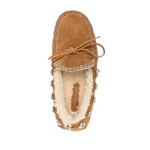 Isabel Marant Étoile Fitza Studded Loafers - Brown