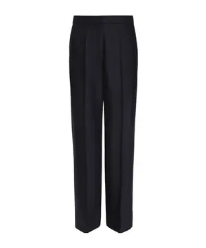 Max Mara High-waisted Tailored Trousers With Belt Loops
