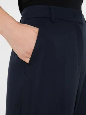 Max Mara High-waisted Tailored Trousers With Belt Loops