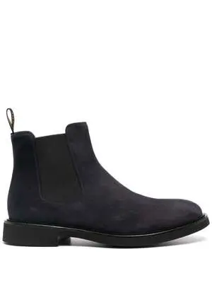 DOUCAL'S Doucal's Almond Toe Slip-On Ankle Boots