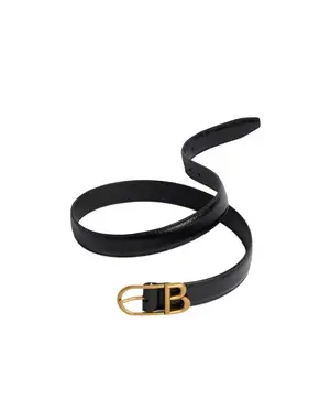 Balenciaga Classic B Belt - Black