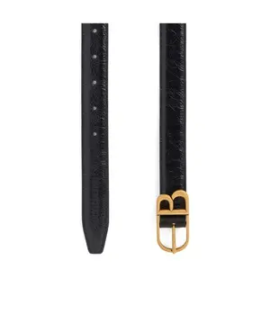 Balenciaga Classic B Belt - Black